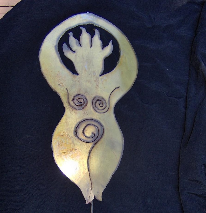 Goddess/mother/female STAKE Handcrafted Metal Garden Yard ART Decor - Etsy