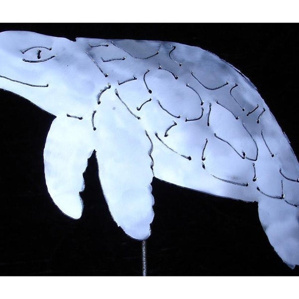 Turtle Metal Yard Art - Etsy