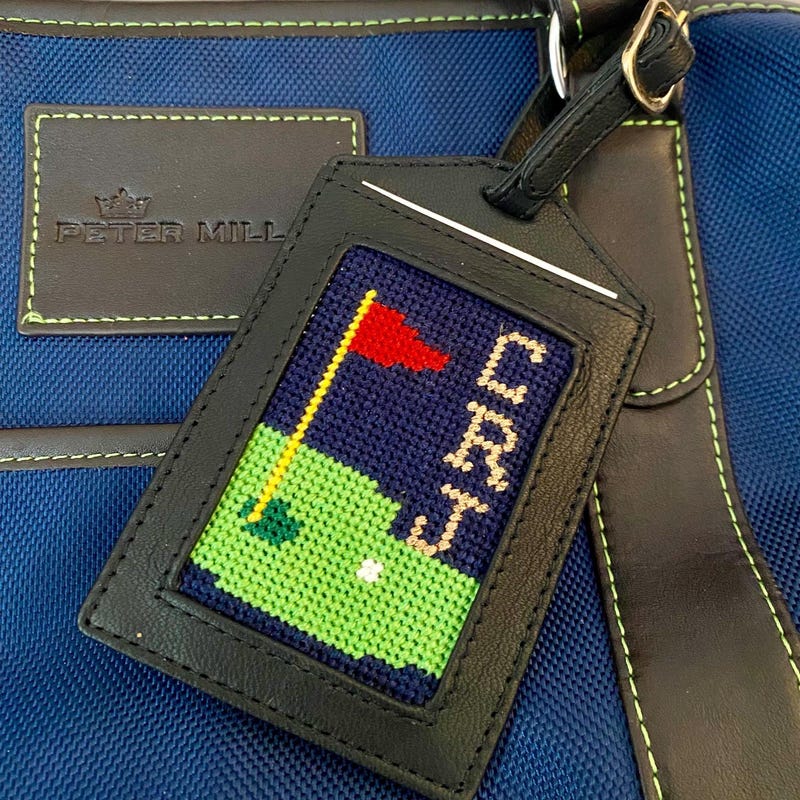 Luggage Tag in Plastic Canvas - Etsy