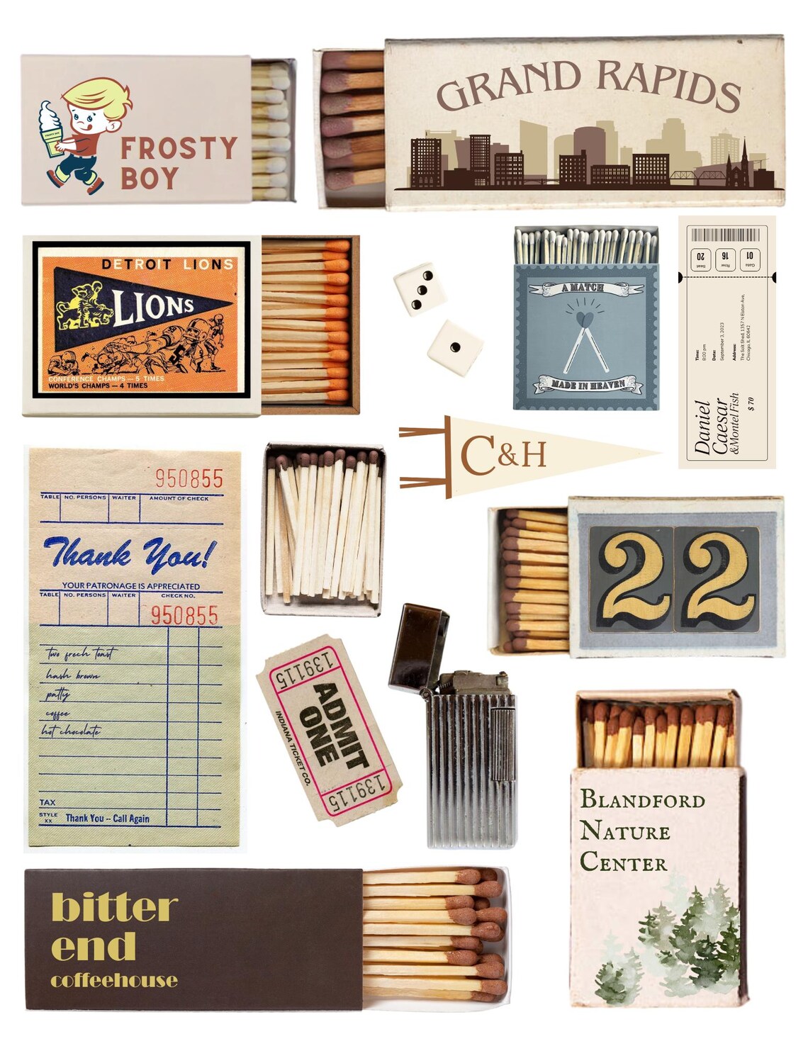 Custom Matchbox Print - Etsy