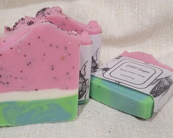 Watermelon Cold Process Soap Bar - Etsy