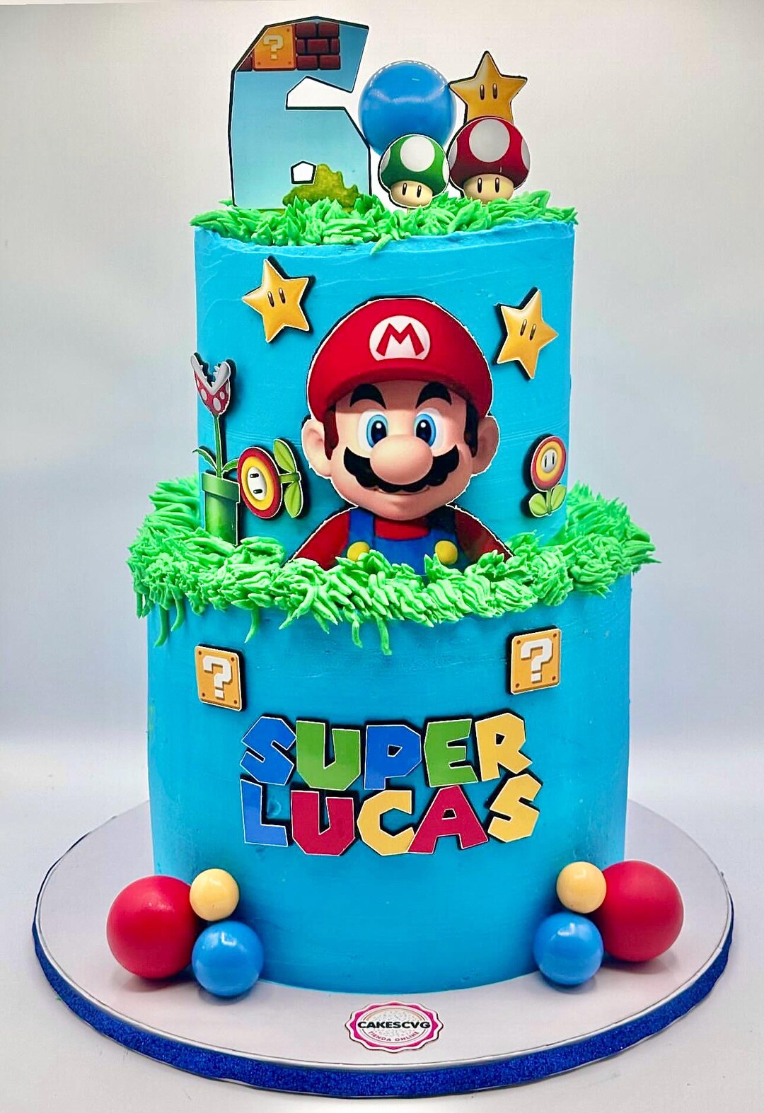 Mario Cake Topper - Etsy