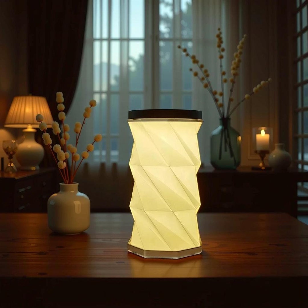 Foldable Lamp, Foldable Paper Lamp, Origami Illumina Lamp, Ambientfold ...