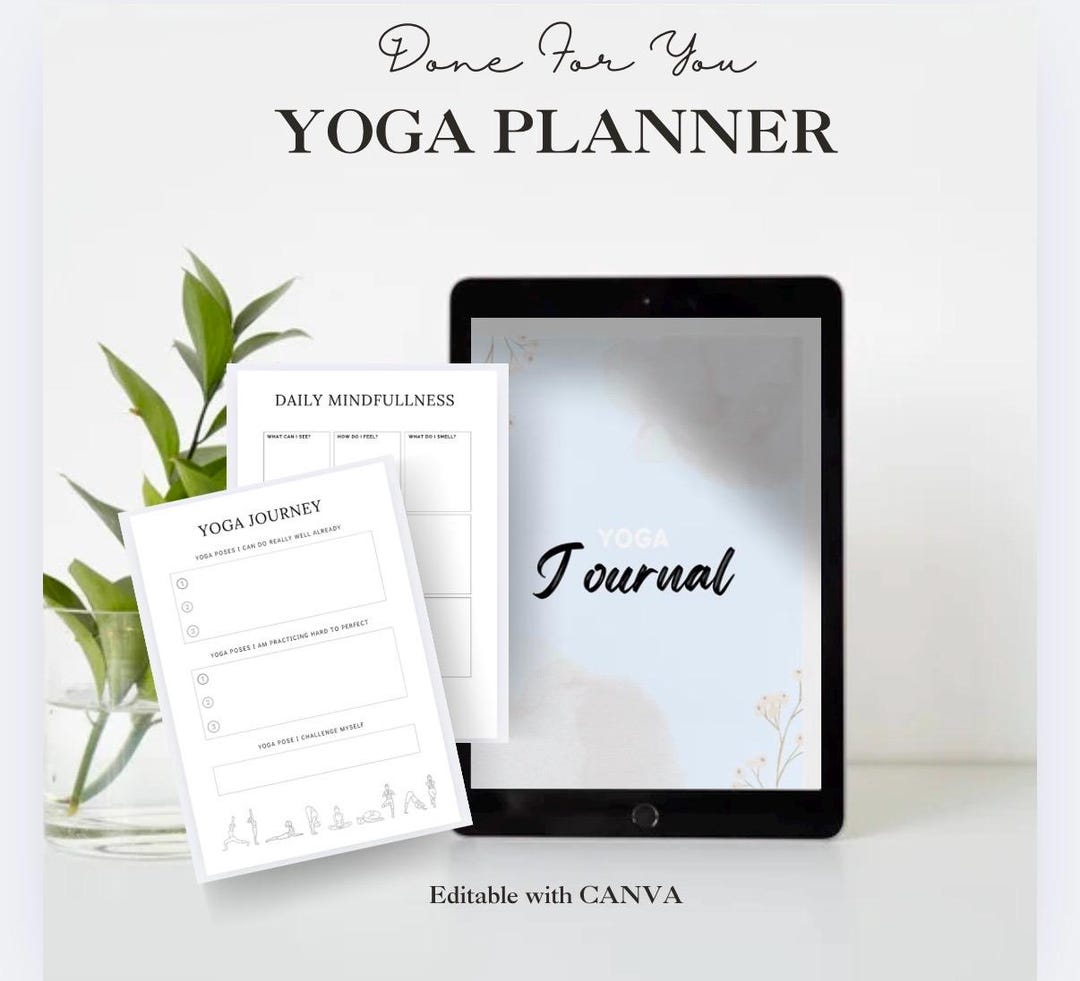 Yoga Class Planner Downloadable Printable Yoga Sequencing Planner Plan ...