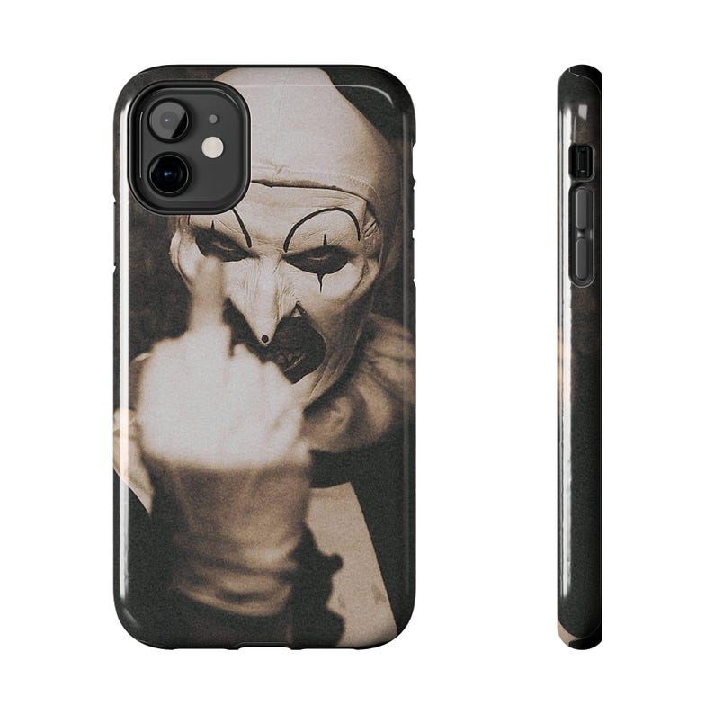 Art the Clown Custom, Horror Phone Accessories, Creepy Clown Gift ...