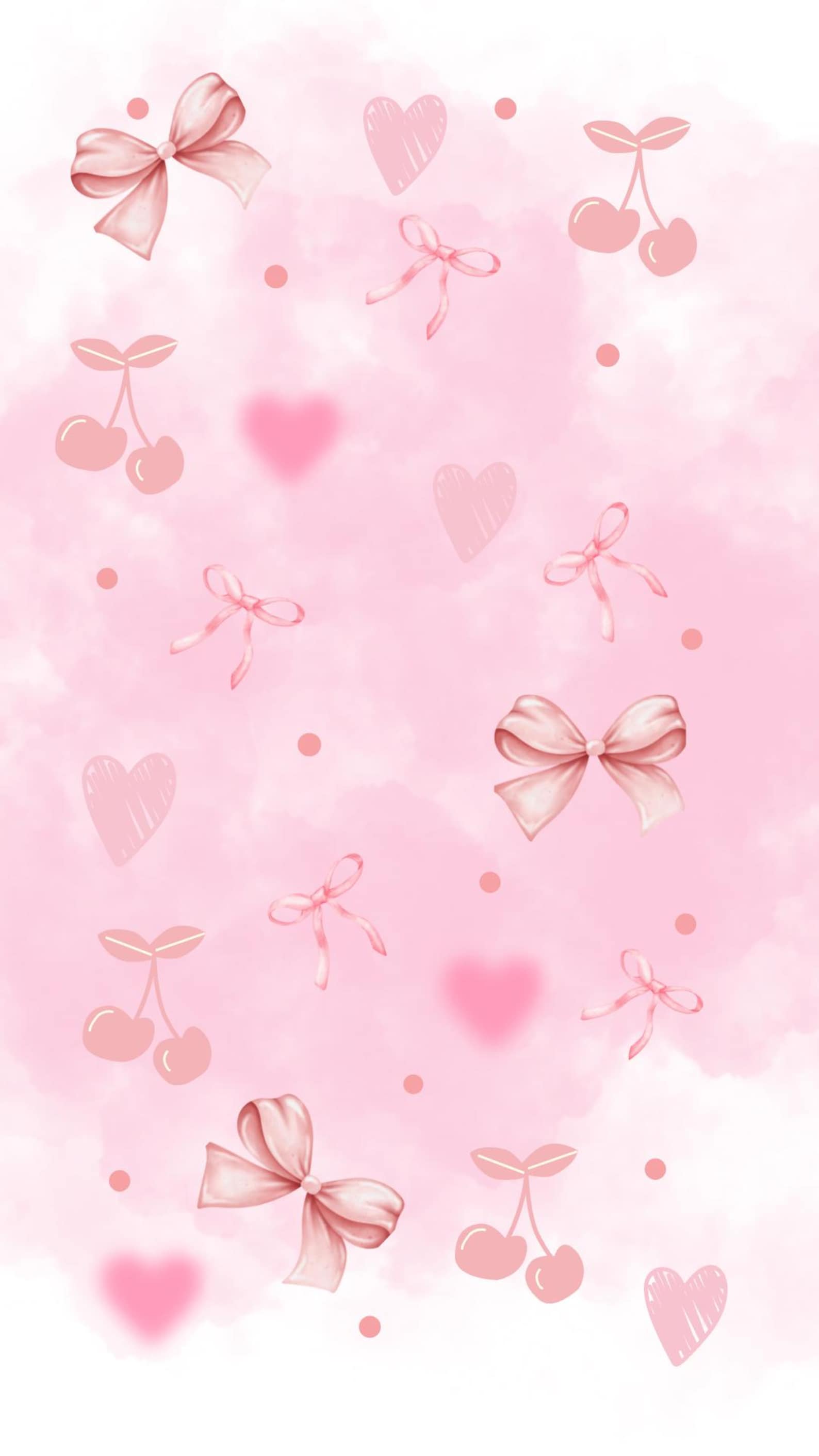 Pink Bow Wallpaper - Etsy