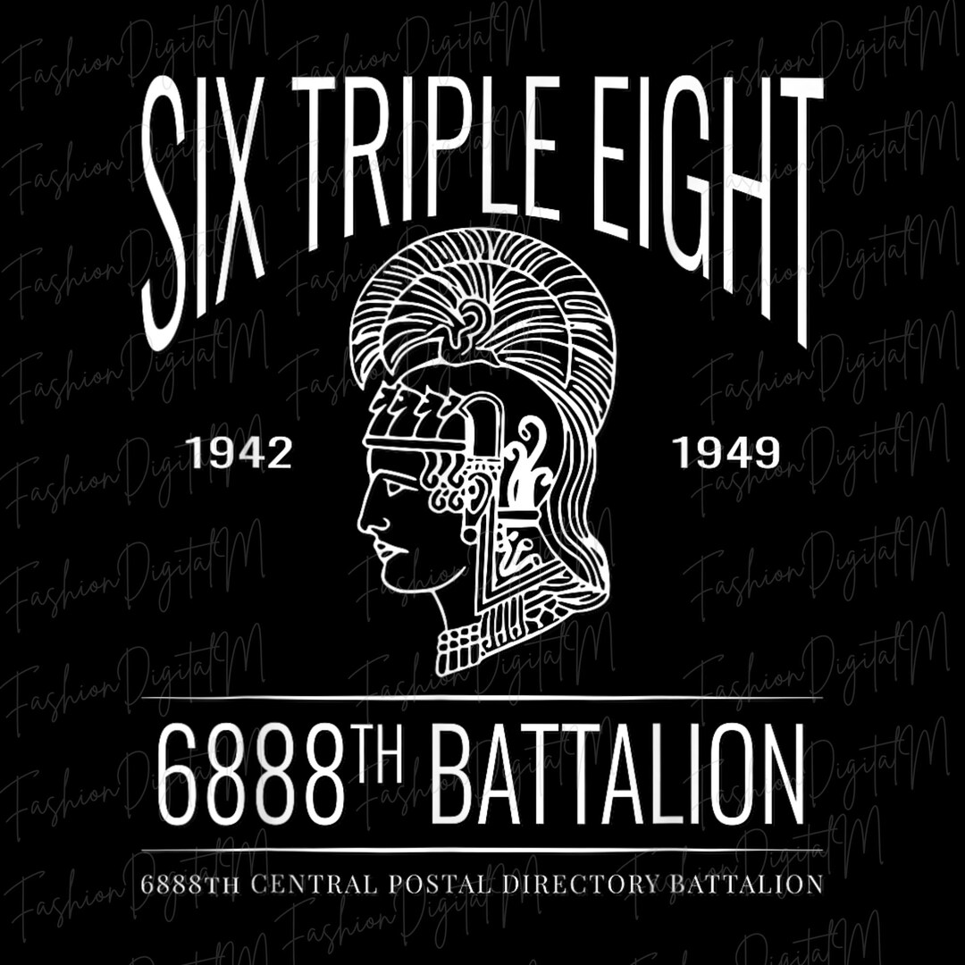 Six Triple Eight 6888 Battalion Black History SVG - Etsy
