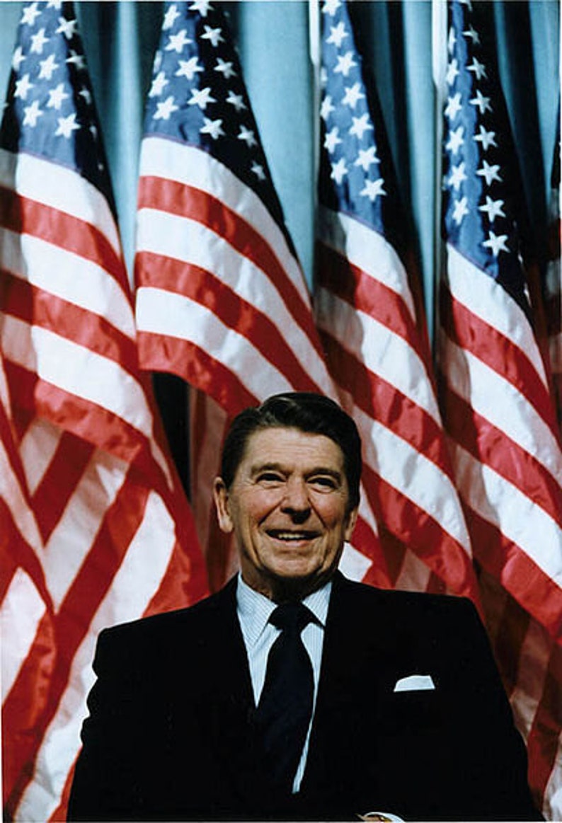 Ronald Reagan Vintage Image Suitable for Framing 8 1/2 X 11 ...