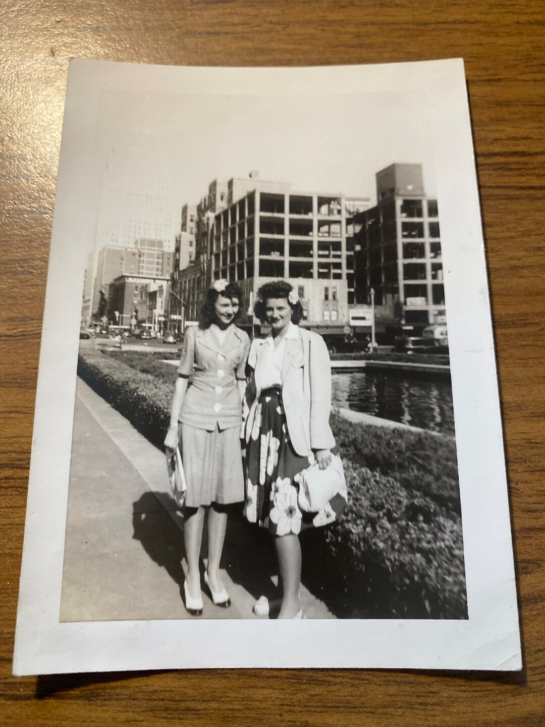 Two Girls Dressed for Church 1940s Photo 3 X 4 - Etsy