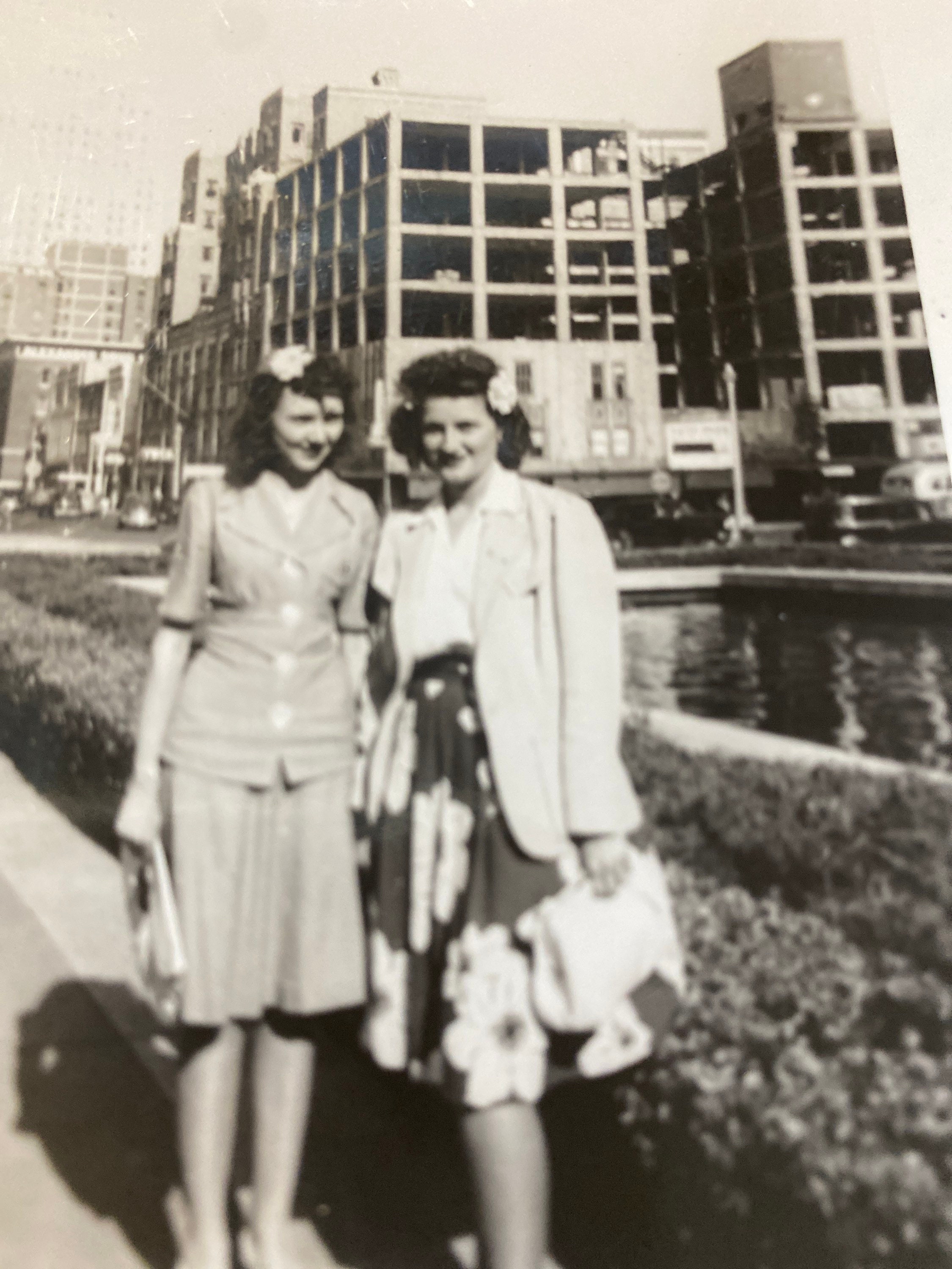 Two Girls Dressed for Church 1940s Photo 3 X 4 - Etsy