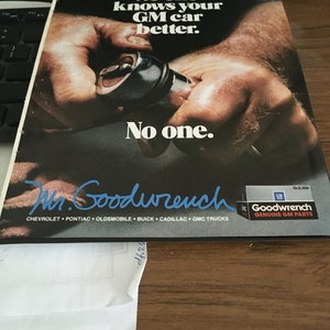 Mr Goodwrench Ad Circa 1981. 6 1/2 X 10 Approx. - Etsy