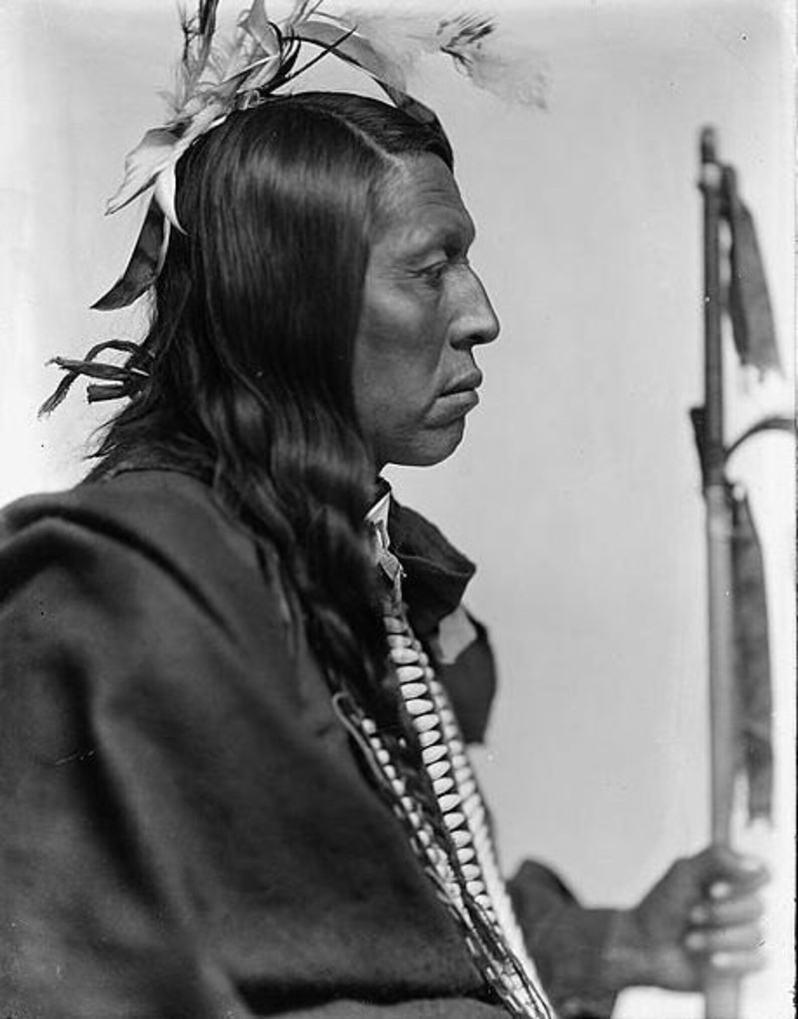 Chief Flying Hawk Native American Indian Chief Image Print Reproduction ...