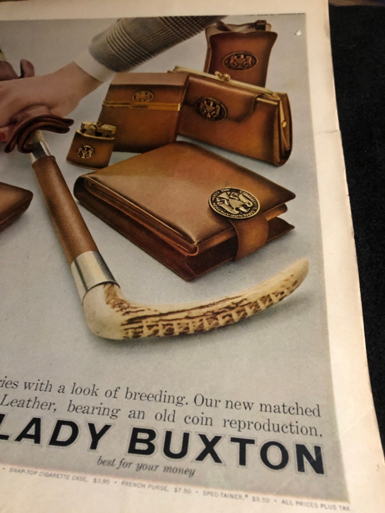 Lady Buxton the Ranch Wagon Set Print Ad Large Circa 1957 10 1/2 X 13 ...