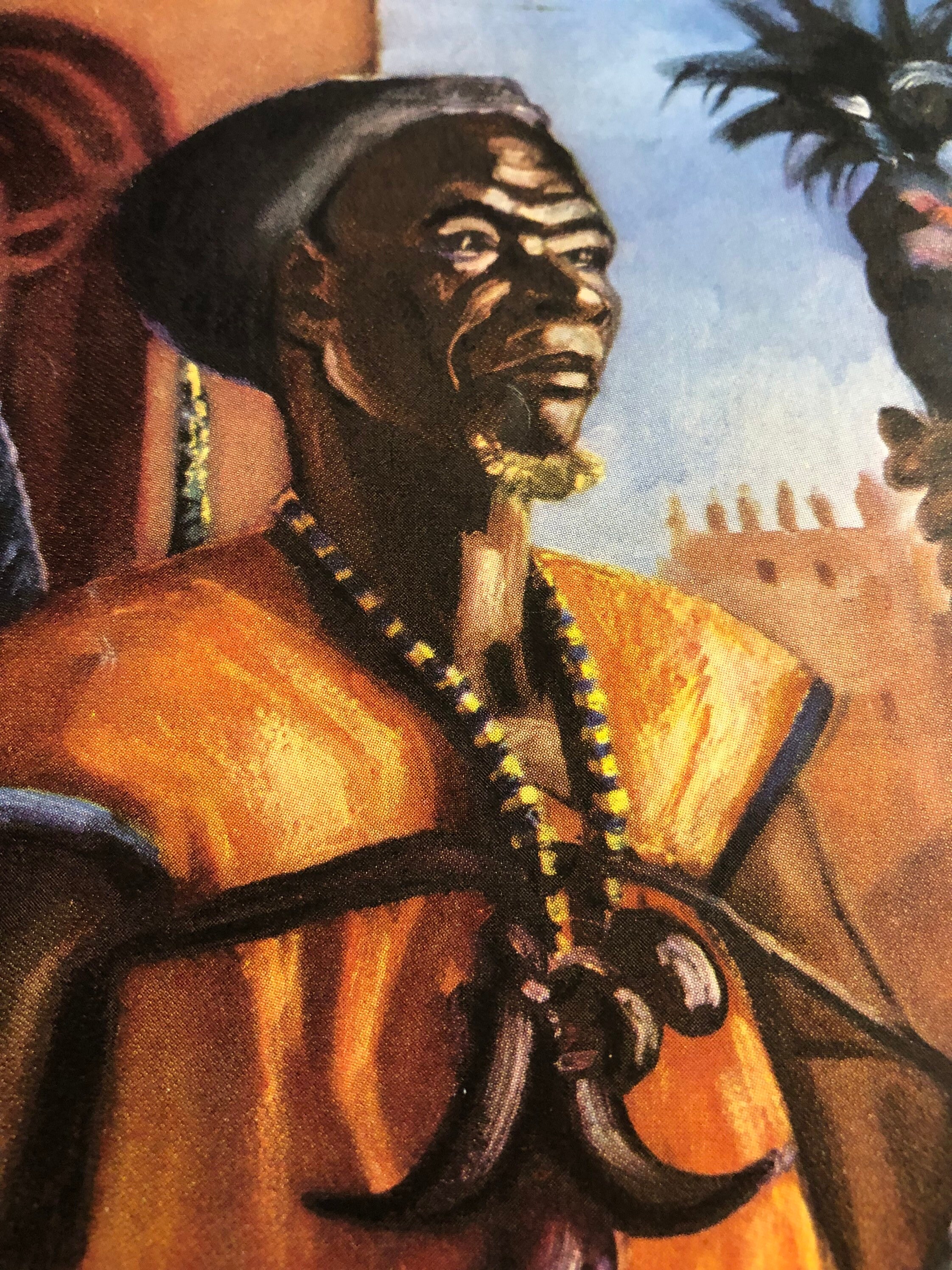 African Chieftain Vintage Illustration 8 X 10 Image. - Etsy