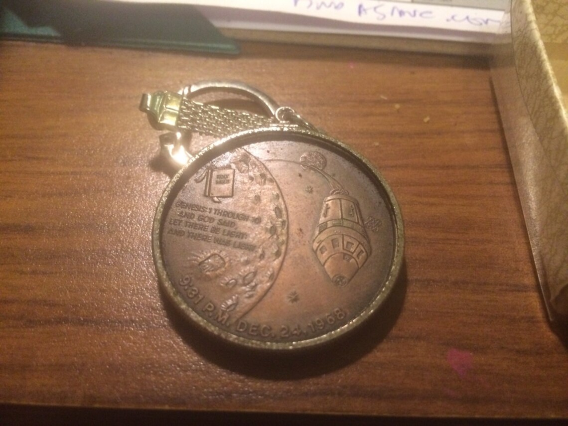 Apollo 8 Space Race Sputnik Commemorative Key Chain in Box - Etsy