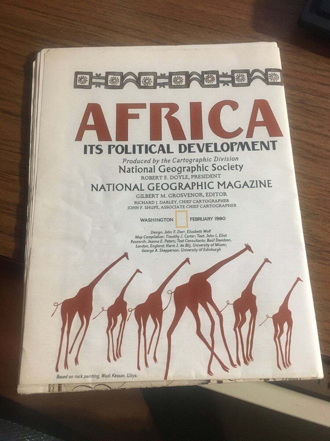 Africa Its Political Development Map. Nice Large Map. 1980 National ...