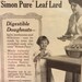 Armour's Simon Pure Leaf Lard Print Ad Circa 1915. 6 1/2 X 9 1/2. - Etsy