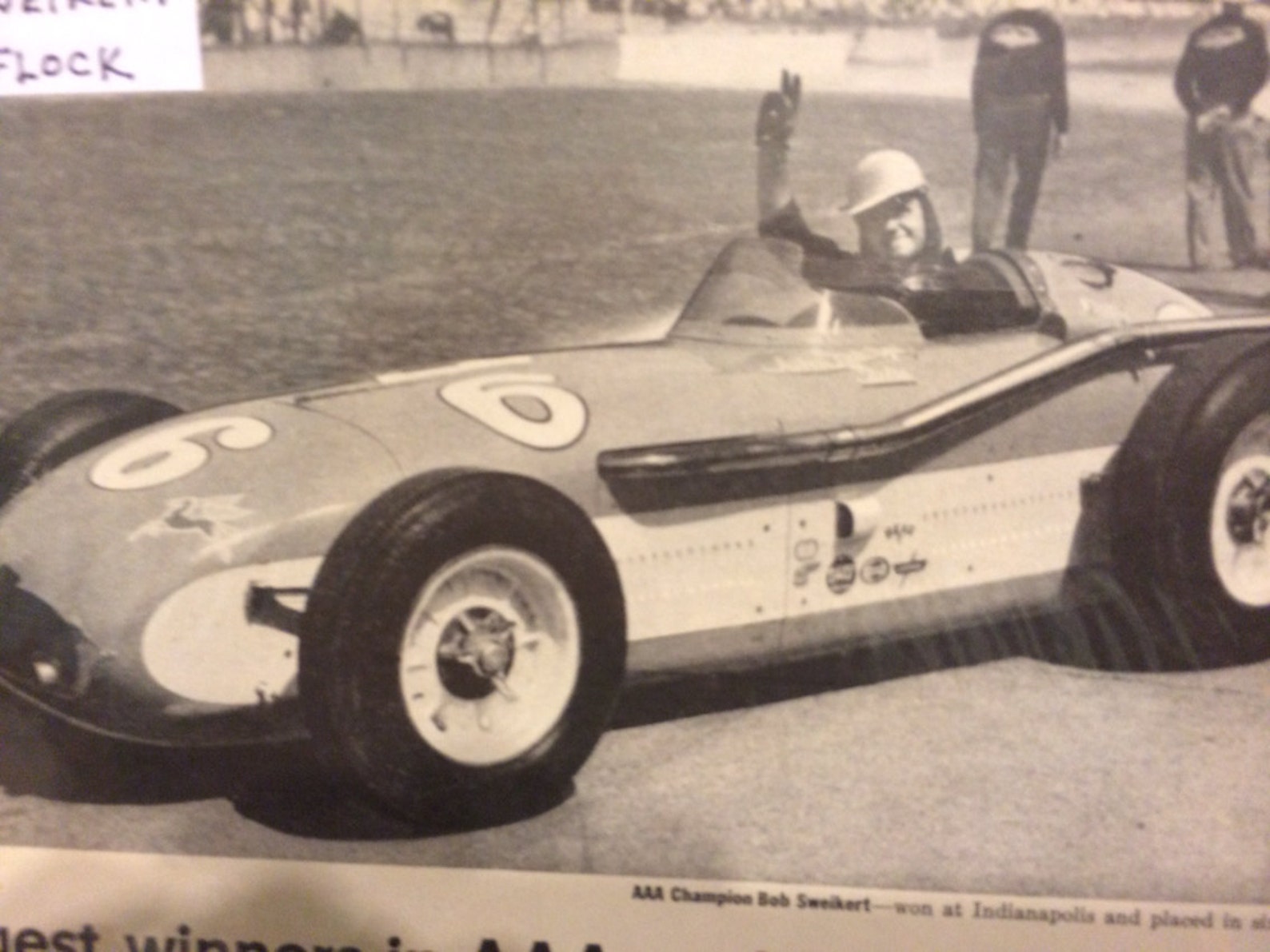 Bob Sweikert Tim Flock NASCAR Racing Spark Plug Ad 1955 - Etsy