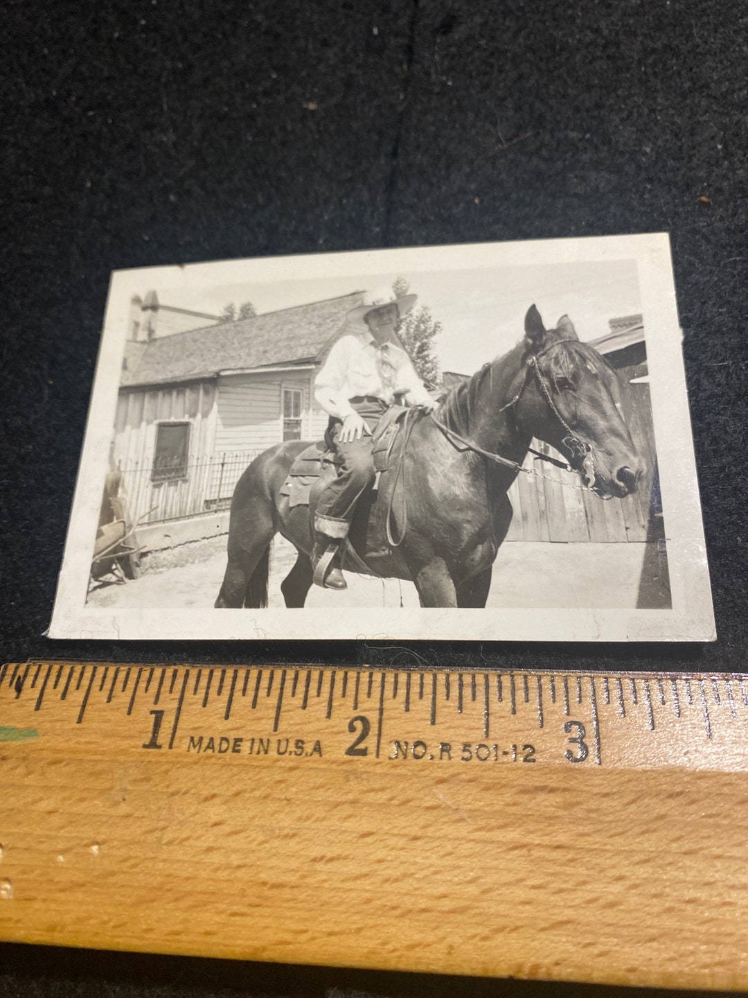 Giddy up Horse Western Rider Vintage Photo - Etsy