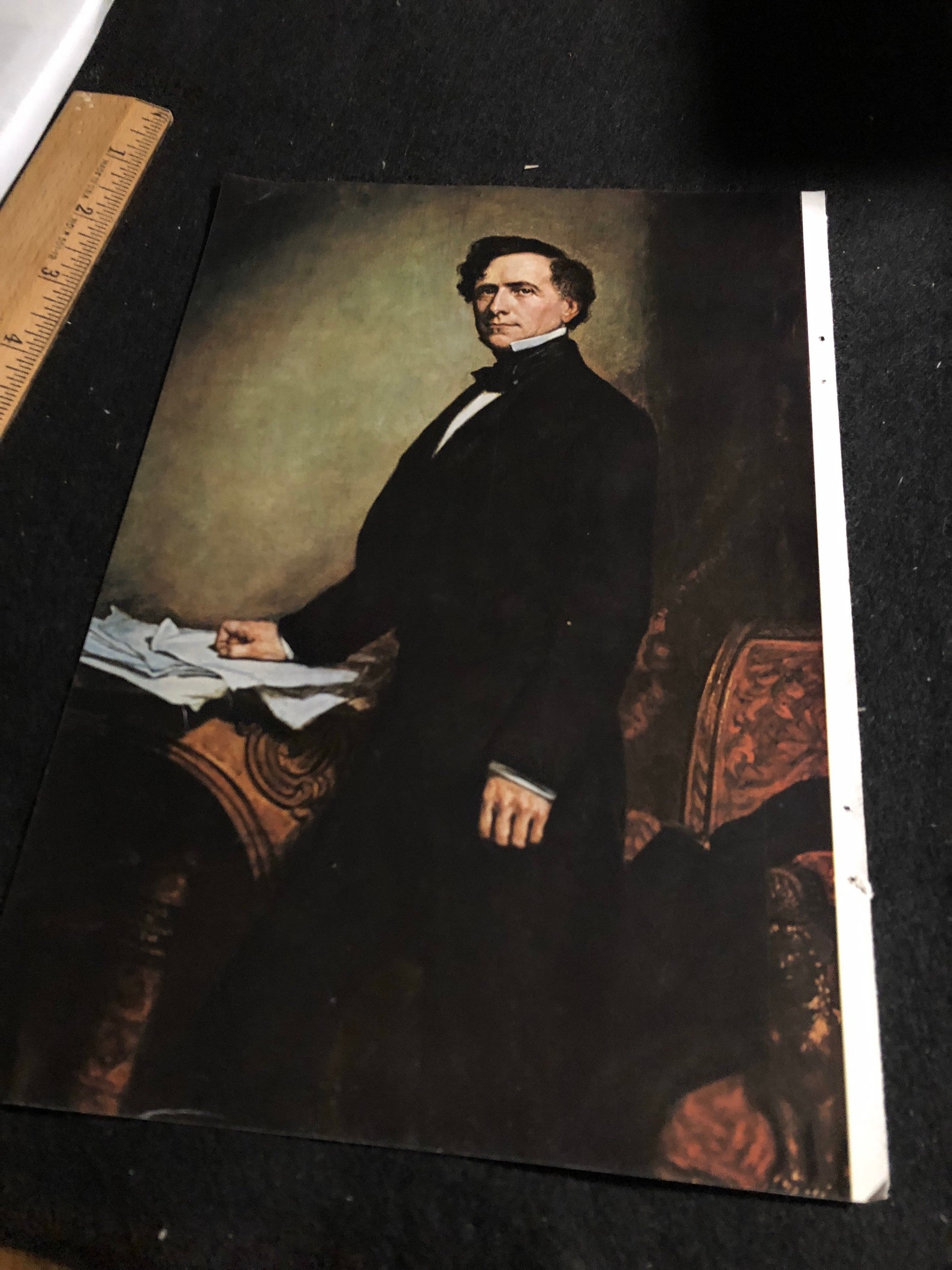Franklin Pierce President USA 7 X 10 Portrait Book Page Image - Etsy