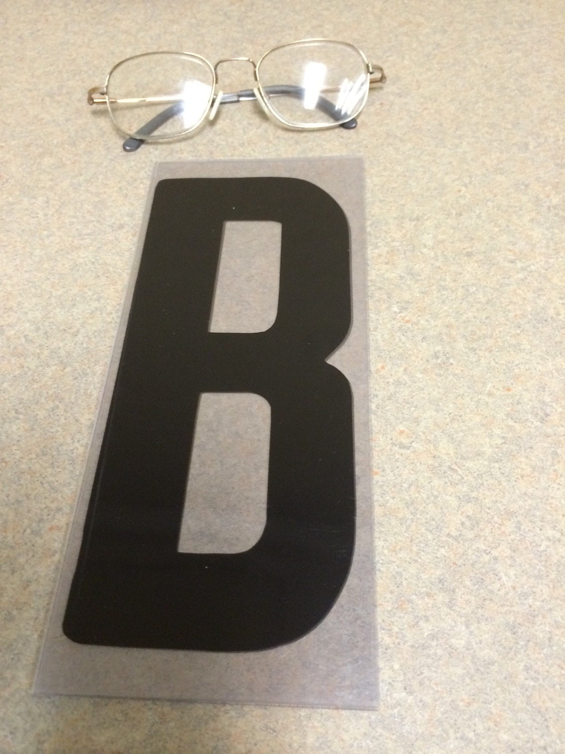 10 Inch Black Letter B Marquee Letter Signage. - Etsy