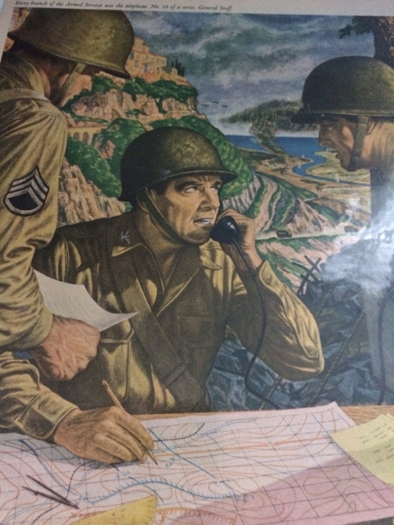 Western Electric WWII .paul Rubut Artist Military Ad 1944 - Etsy