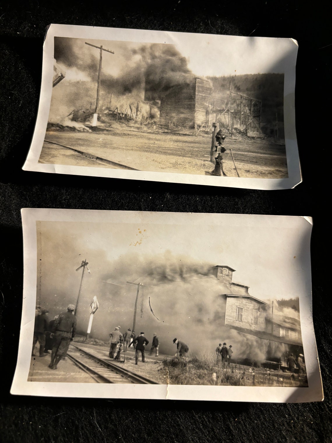 Fire Train Station, Granary, Building Possibly Buffalo New York on Fire ...