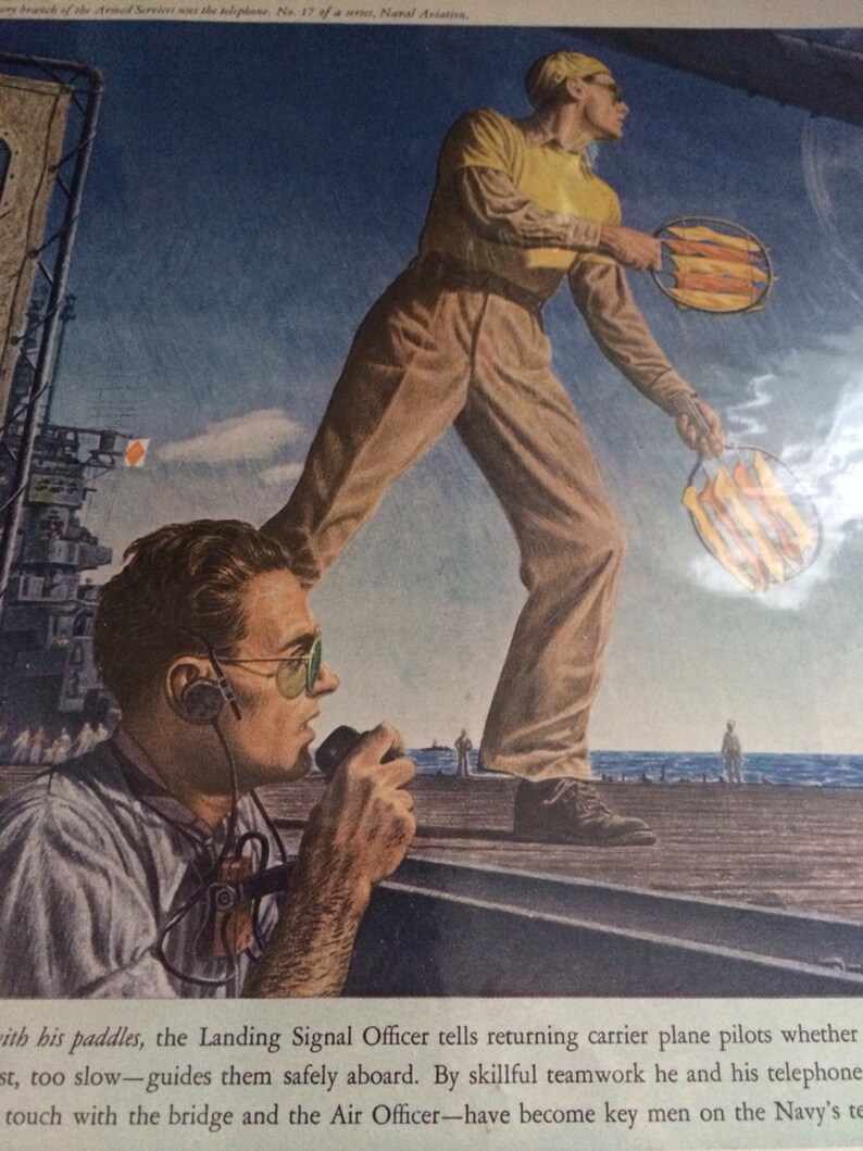 Western Electric WWII .paul Rubut Artist Military Ad 1943 - Etsy