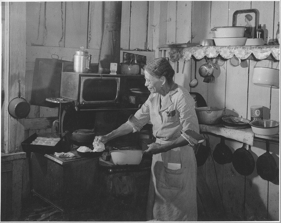Black Americana Woman Cooking. Image Reproduction Print 8 X10 - Etsy
