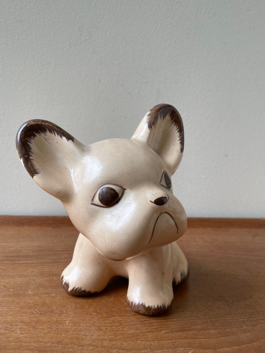 Vintage French Bulldog Byngo by Sylvac, Ceramic Figurine Dog, Puppy ...