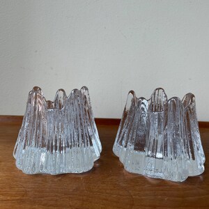 Vintage Nybro Glasbruk Crystal Volcano Votive Holder, Sweden, Glass ...