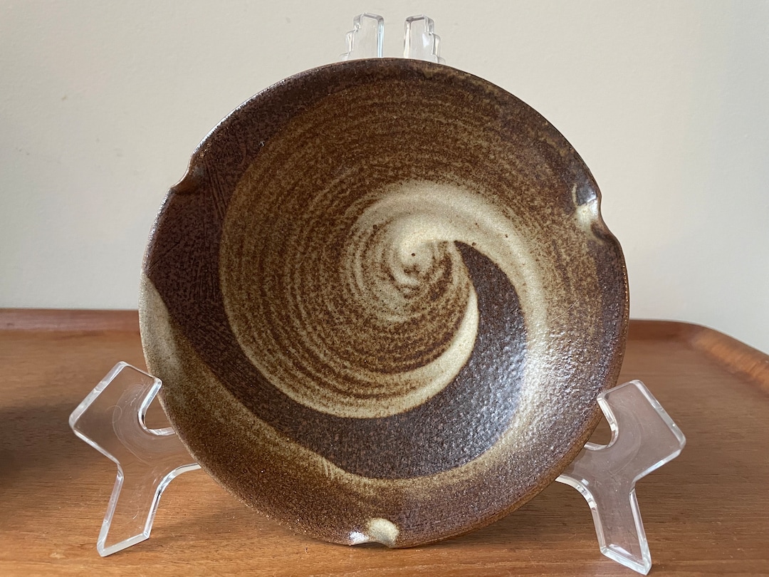 Vintage Japanese Studio Pottery Koishiwara Ware Small Plate, Hakeme ...