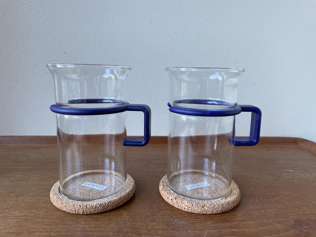 Vintage Bodum Coffee Cup & Cork Coaster / Saucer (2 Sets), Denmark ...