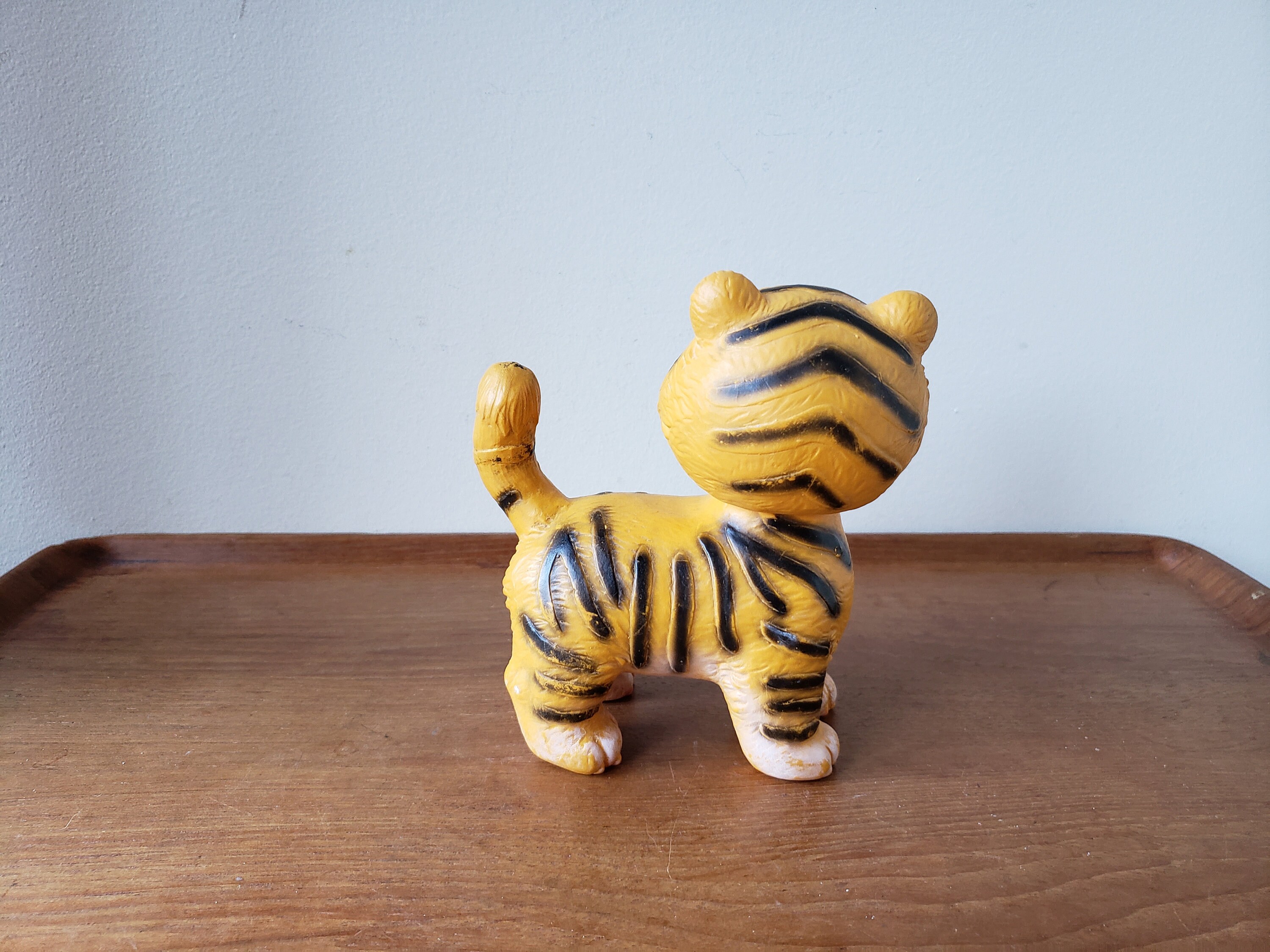 Toys Collectible Toy Animal Vintage Edward Mobley Squeeky Rubber Tiger ...