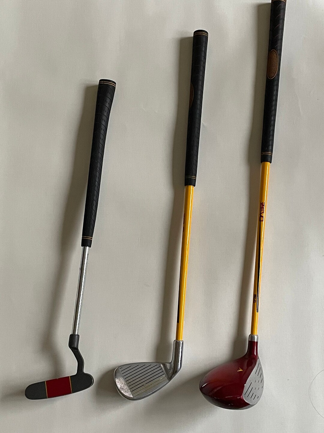 Shortest Golf Clubs for Children, 3 Pcs, Zevo Titanium Matrix No. 3 ...