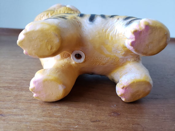 Toys Collectible Toy Animal Vintage Edward Mobley Squeeky Rubber Tiger ...