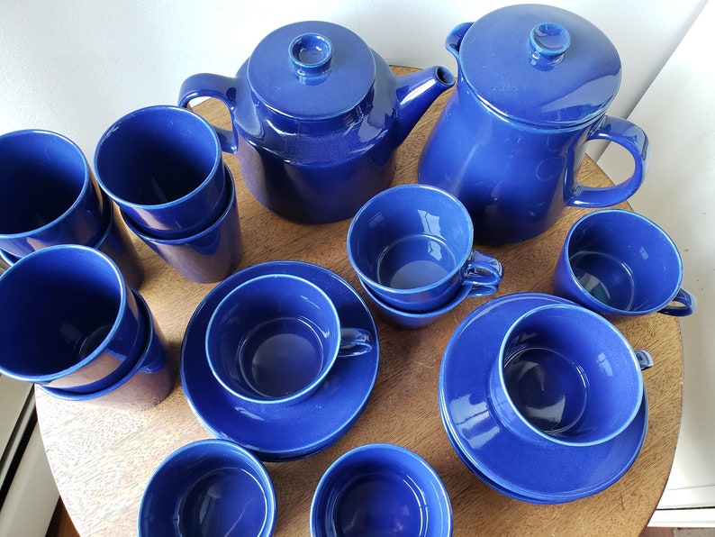 Vintage Arabia Finland Blue Teema / Kilta by Kaj Franck Moma | Etsy