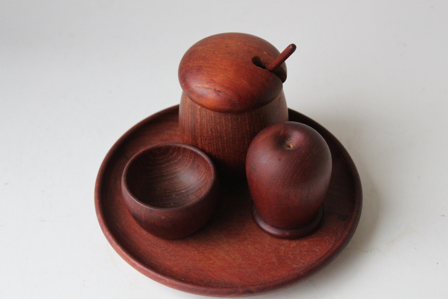 Rare: Kay Bojesen Teak Condiment Set 8pcs Set Denmark | Etsy
