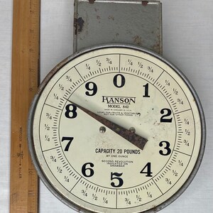 Vintage Hanson Hanging Scale 20 LB Model 842 - Etsy