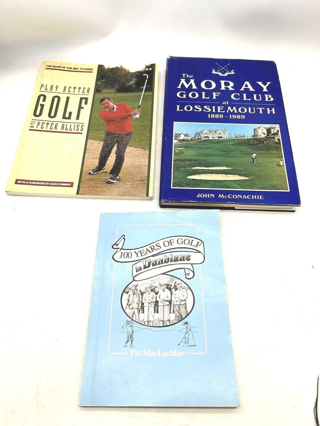 Vintage Golf Books: Moray Golf Club at Lossiemouth & 100 Years Golf in ...