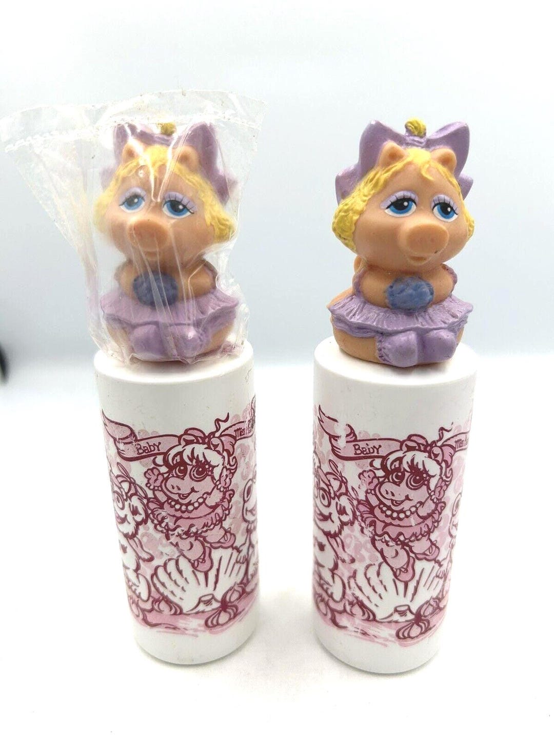 Vintage Muppets Babies Miss Piggy Finger Puppet Avon Children's Bubble ...