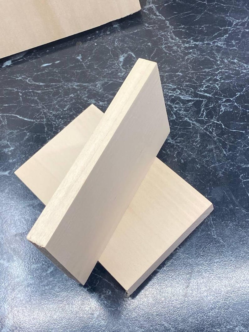 Basswood Craft Blank: Smooth Wood Board for Carving, Pyrography & Resin ...