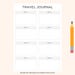 Printable Travel Journal | Vacation Diary | Trip Planner & Memory Book ...