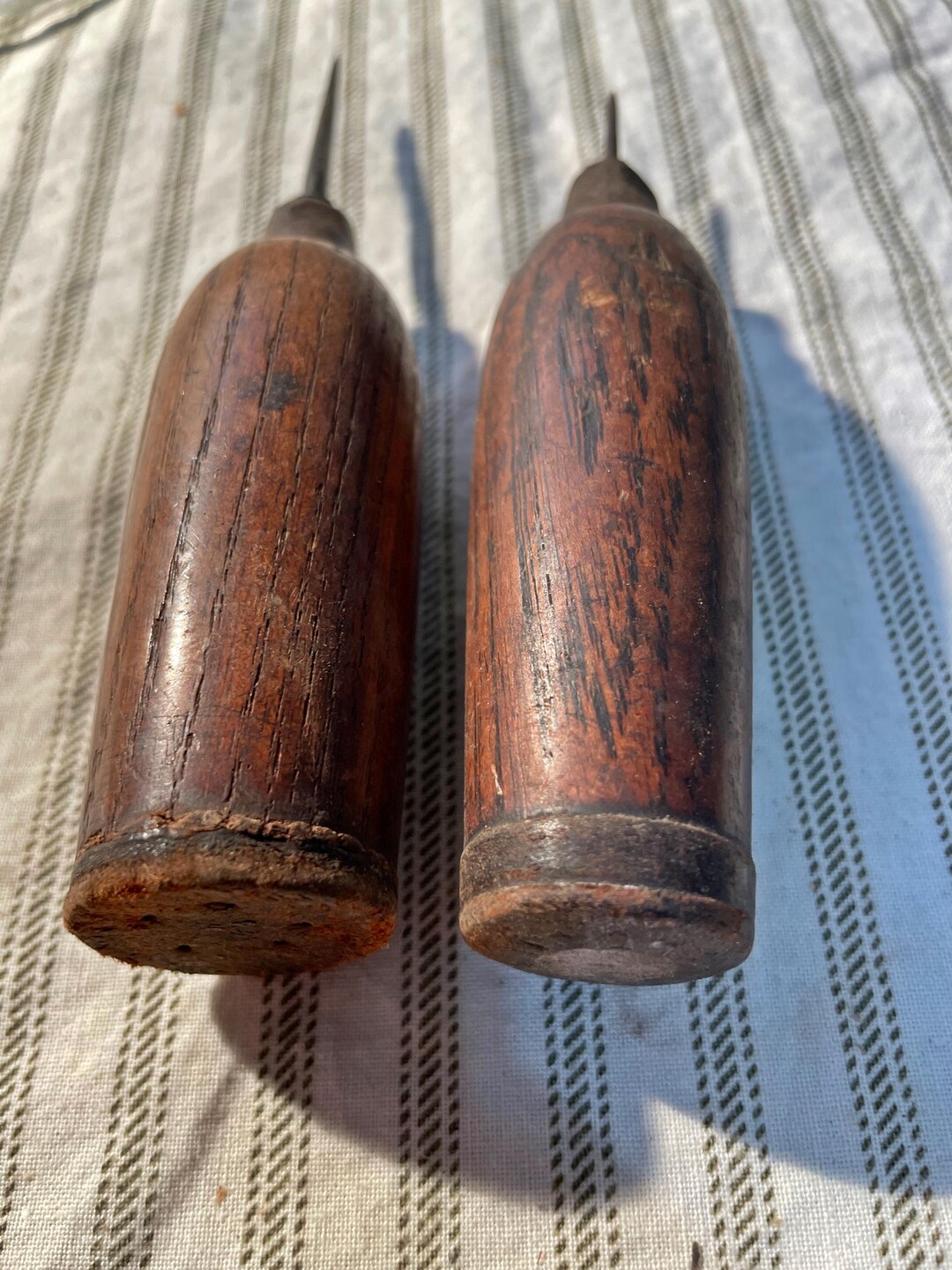 Two Small Vintage Wood Handled Tools - Etsy