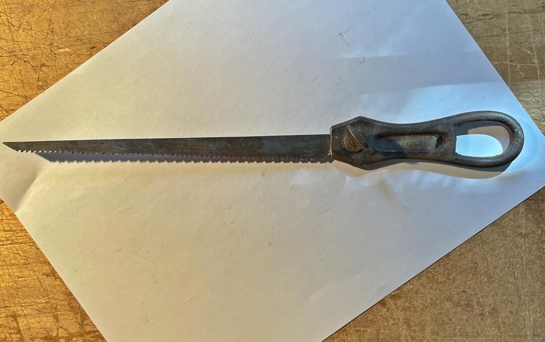 Small Vintage Cast Iron Handle Saw With Pat Date Aug 22 1877 - Etsy