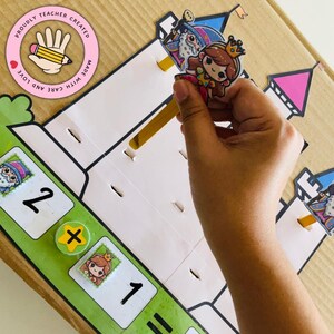 Interactive Math Castle Printable | Addition and Subtraction Activity ...