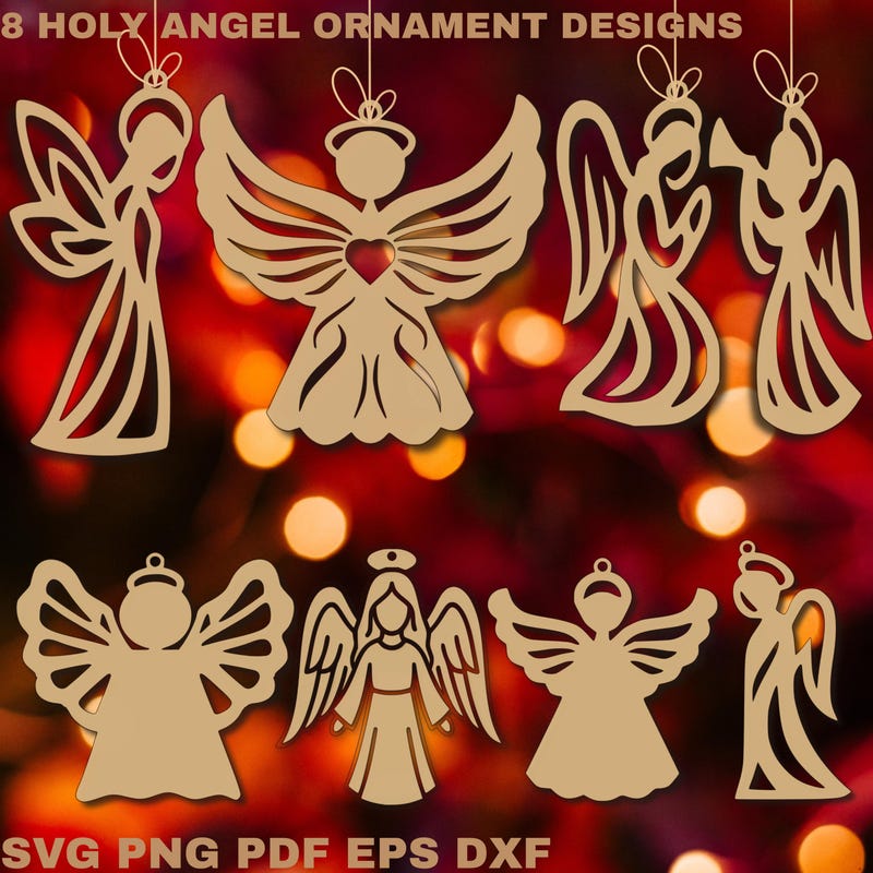 Laser Cutter File Angel - Etsy UK