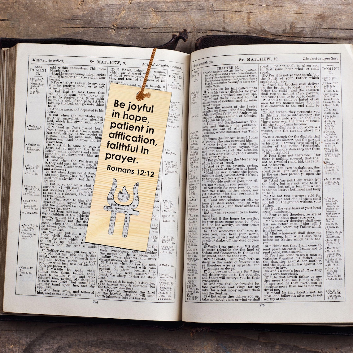 Engraved Wooden Christian Bookmarks: Religious Quotes (digital Download ...