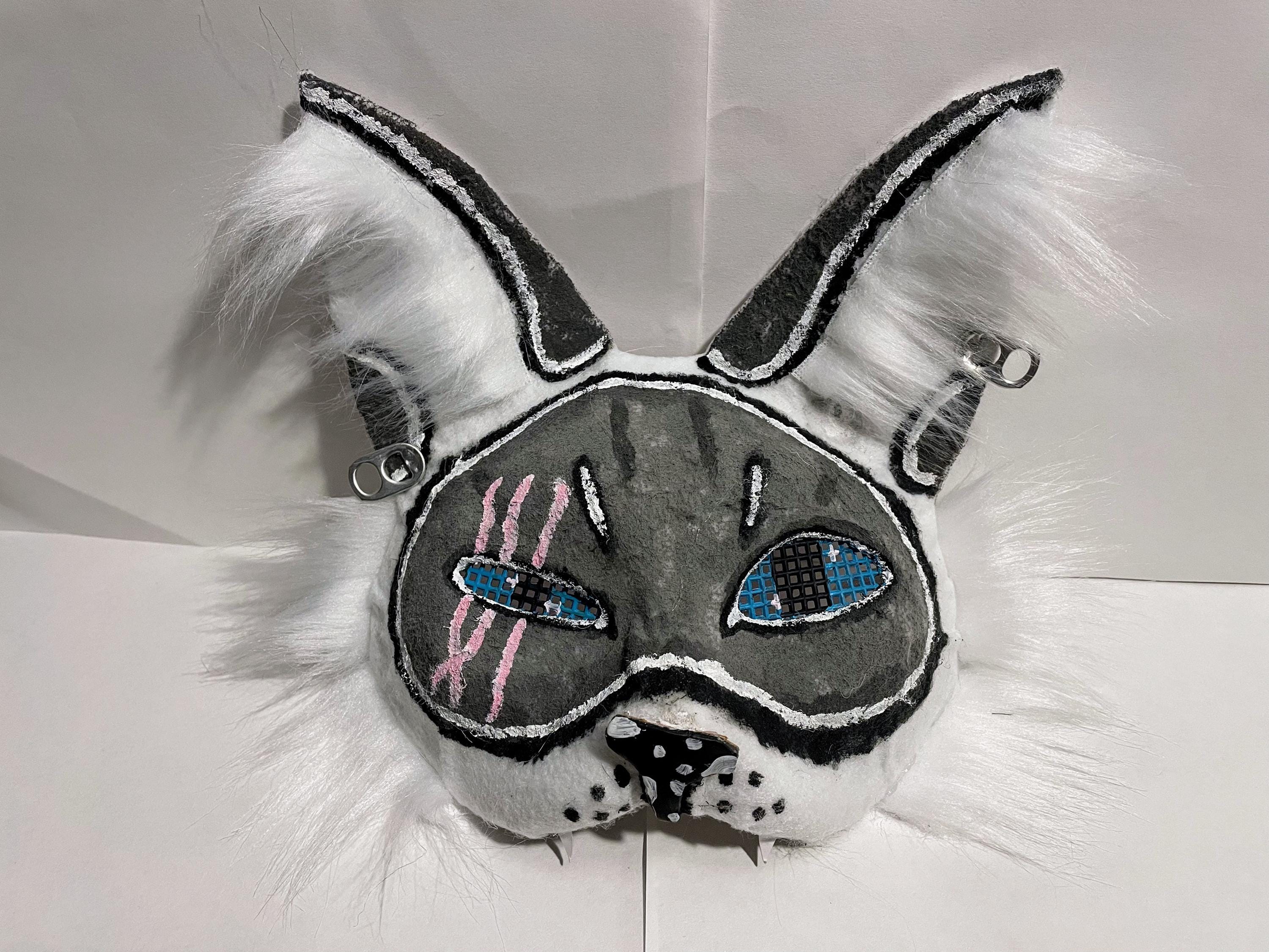 Grey Tabby Mask; Therian Cat Mask; Furry Mask; Cosplay Mask - Etsy