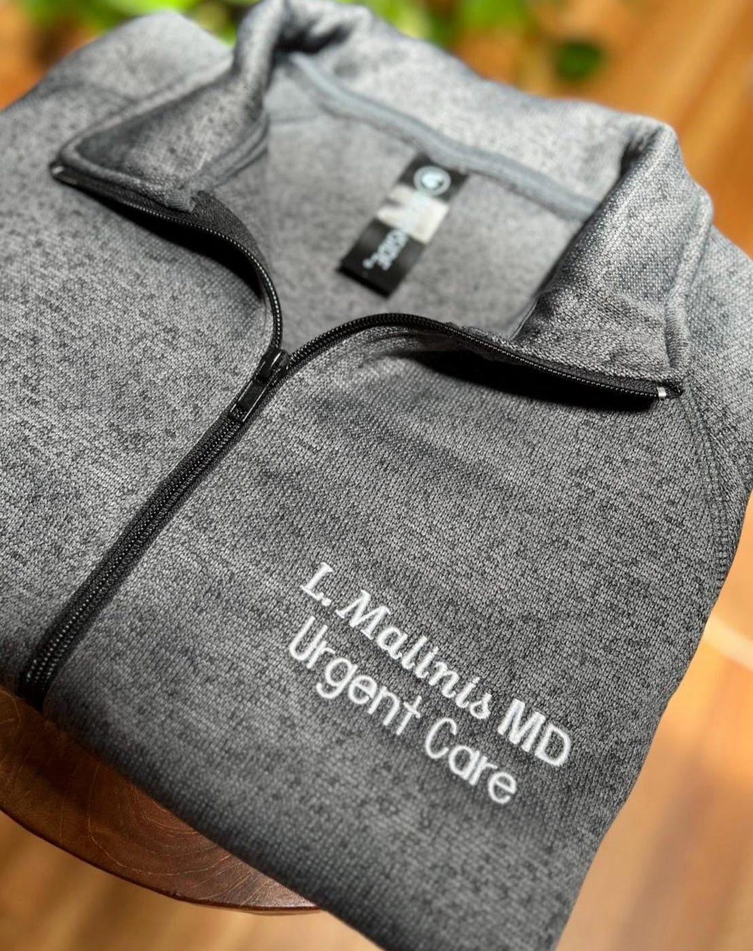 Personalized Fleece Medical Jacket: Embroidered Doctor, Nurse ...